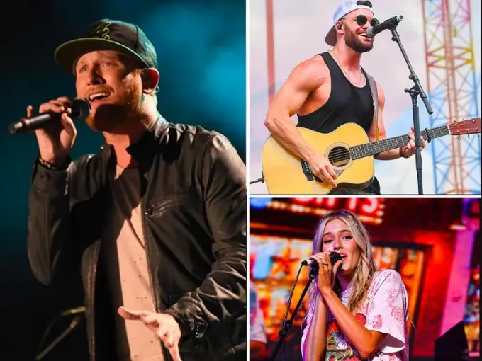 Cole Swindell, Dylan Scott & Mackenzie Carpenter at Everwise ...